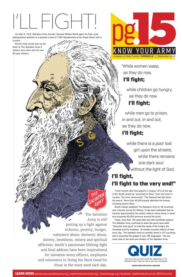 General William Booth and the 'I'll Fight' address | Caring Magazine