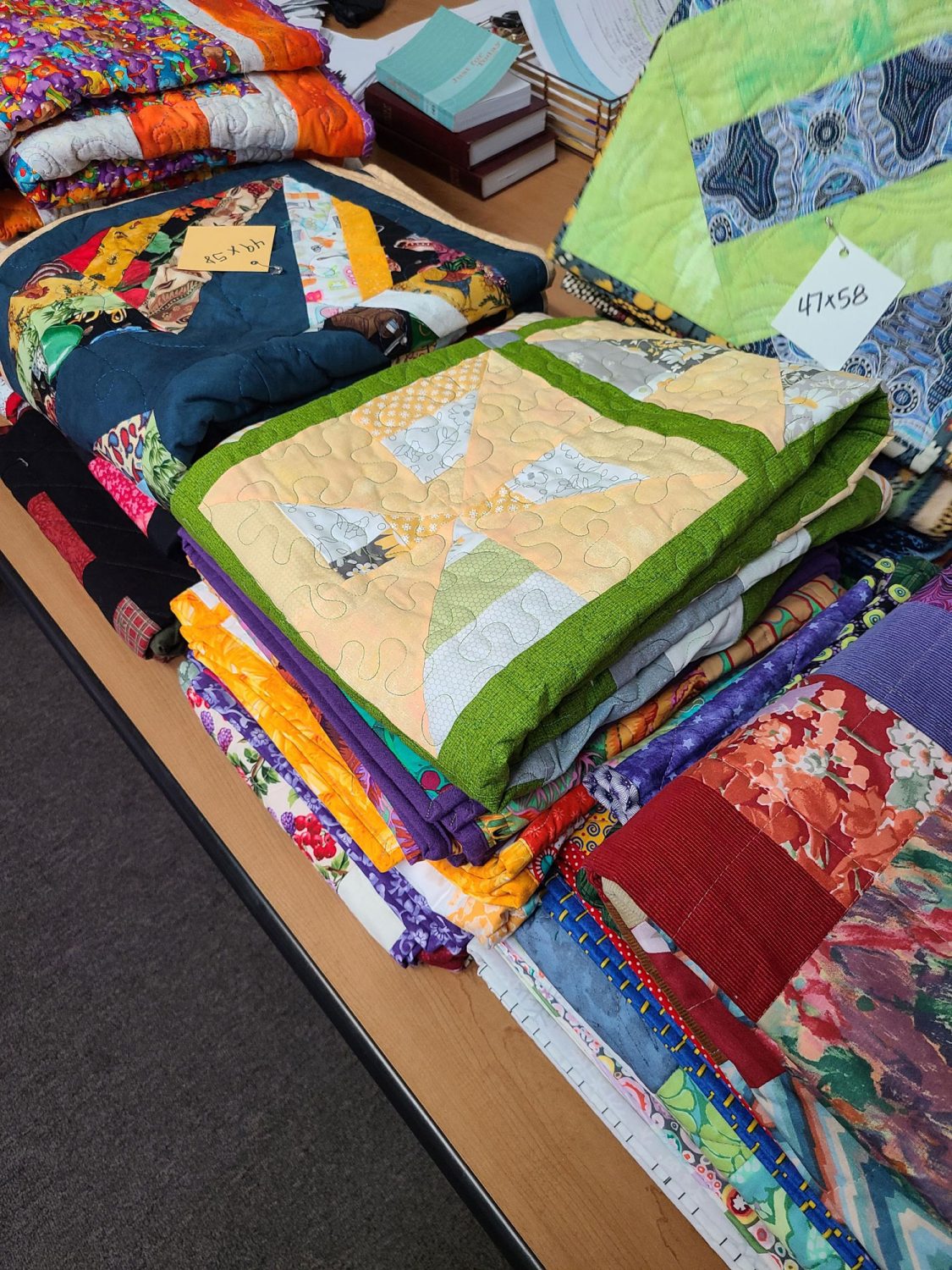 Quilts bring 'hug' of encouragement to men at Joseph McFee center ...
